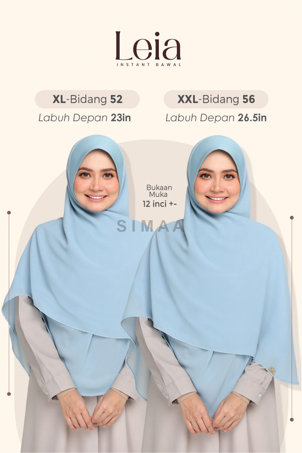 Instant Bawal Leia - Pale