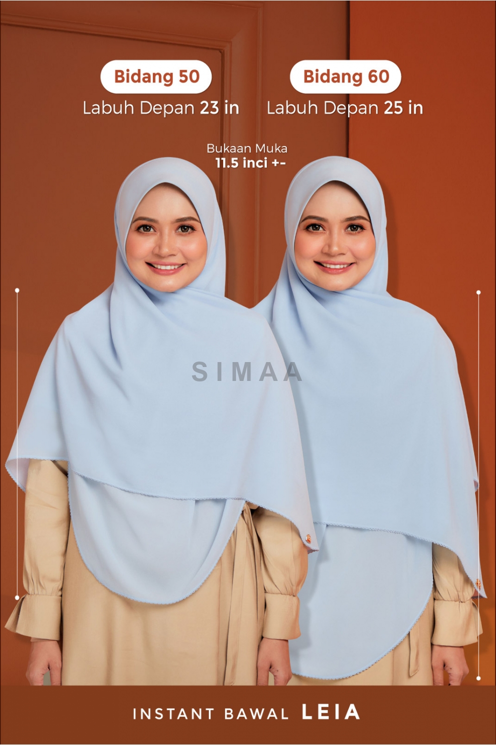 Instant Bawal Leia - Coal