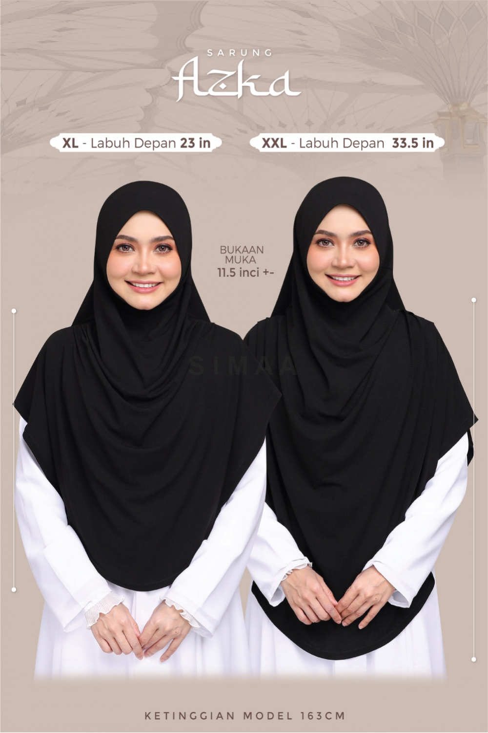 SARUNG AZKA - White Pearl