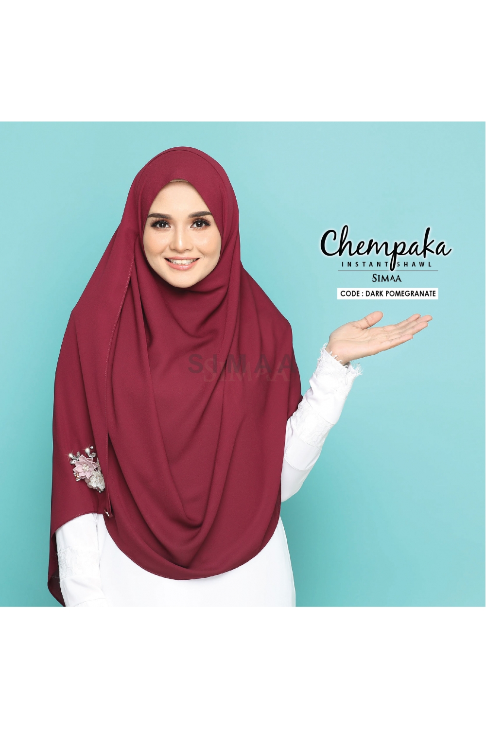 Chempaka XXL - Dark Pomegranate