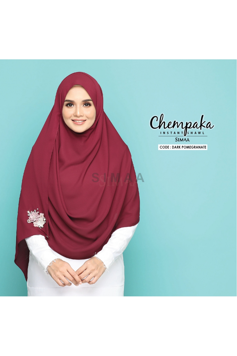 Chempaka XXL - Dark Pomegranate